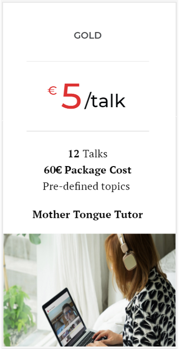 TALK PACK "GOLD" - Feel Fluent